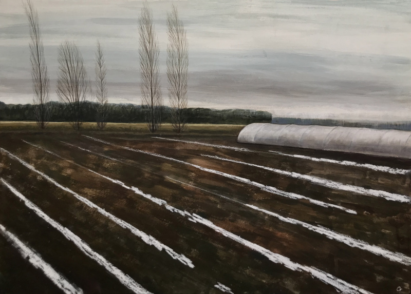 Maria Aleksandrovna Stadnik Leaded sky, 2022, 54×39 cm ...