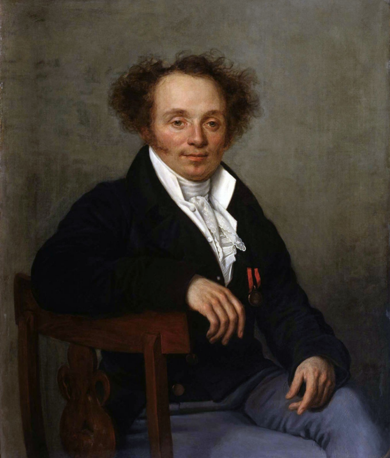 Alexander Grigorievich Varnek Portrait d'un inconnu avec une médaille ...