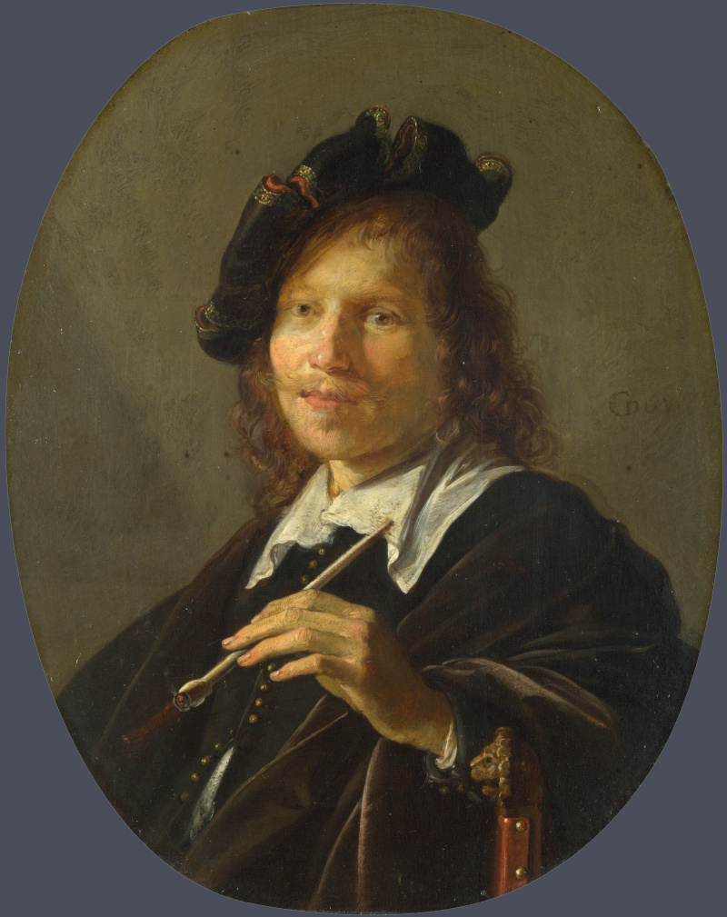 Buy a digital copy: Gerrit (Gerard) Dow - Portrait of a man (Man with ...