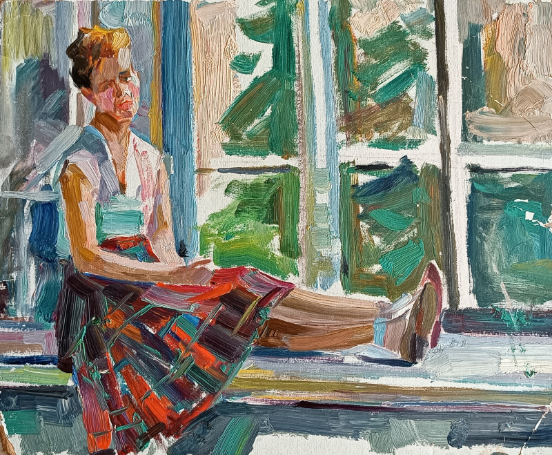 Petr Filippovich Alberti Portrait by the Window, 1960, 40×33 cm ...