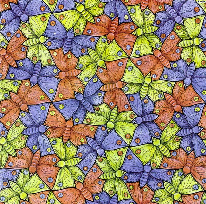 Maurits Cornelis Escher Butterfly (No. 70), 1948：作品描述 | Arthive