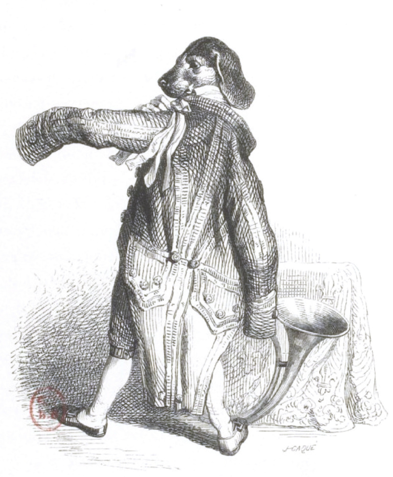 Buy a digital copy: Jean Ignace Isidore Gérard Grandville - The servant ...