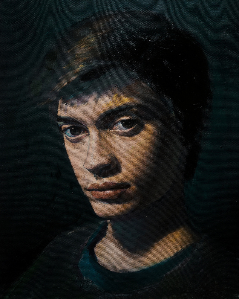 Daniil Andreevich Vlasenko Portrait de frère, 24.10.2020, 4×5 cm ...