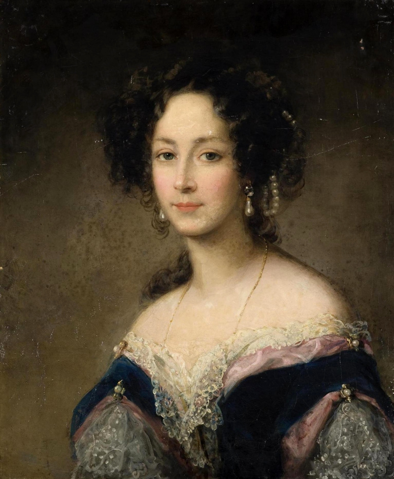 Portrait of Princess Zinaida Yusupova. 1840s, 54×66 cm by Christina ...