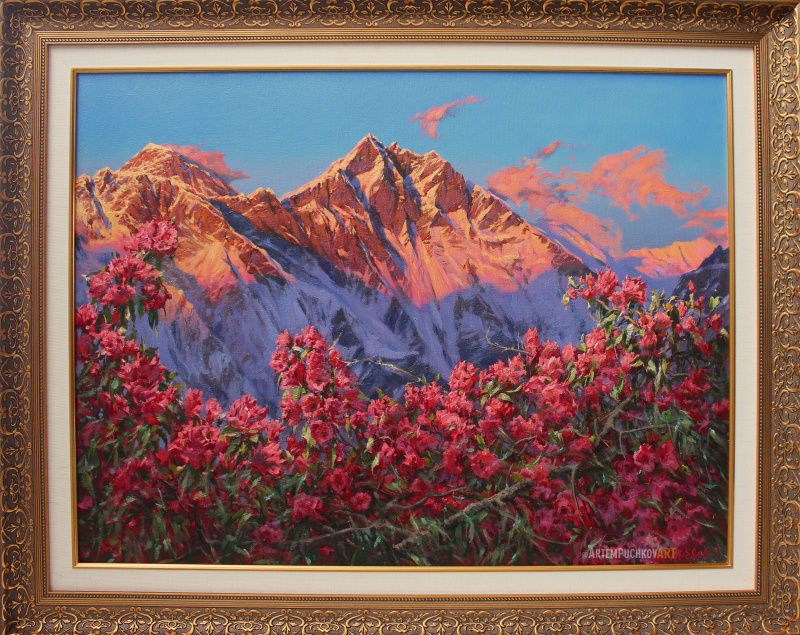 Artyom Y. Puchkov "Parvateshwara", (roi des montagnes)., 2018, 60×80 cm ...