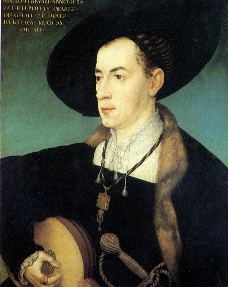 Hans Mahler Matthaus Schwartz, 1526, 41×33 cm: Descripción de la obra ...