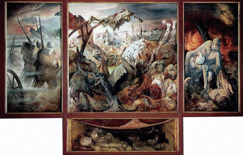War. Triptych, 1932, 264×406 cm by Otto Dix: History, Analysis & Facts | Arthive