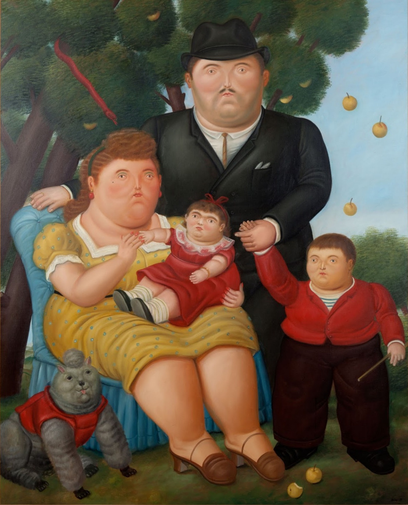 Family, 1989, 195×214 cm by Fernando Botero: History, Analysis & Facts ...