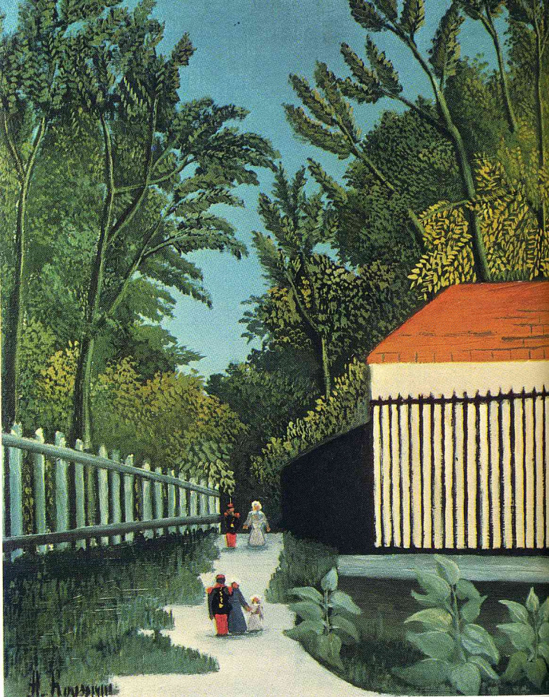 Henri Rousseau View of the Montsouris Park, 1910, 38×46 cm : Descriptif ...