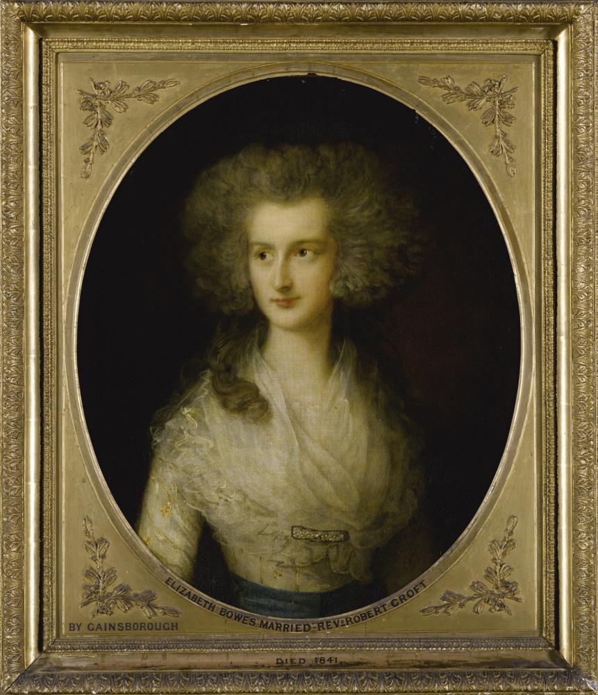 Buy a digital copy: Thomas Gainsborough - Portrait of Elizabeth Bowes ...