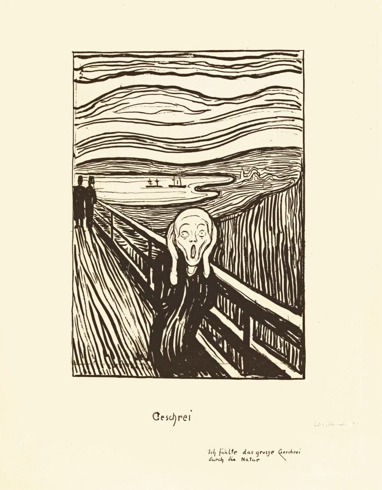 Edvard Munch Grido, 1895, 25×36 cm: Descrizione dell'opera | Arthive
