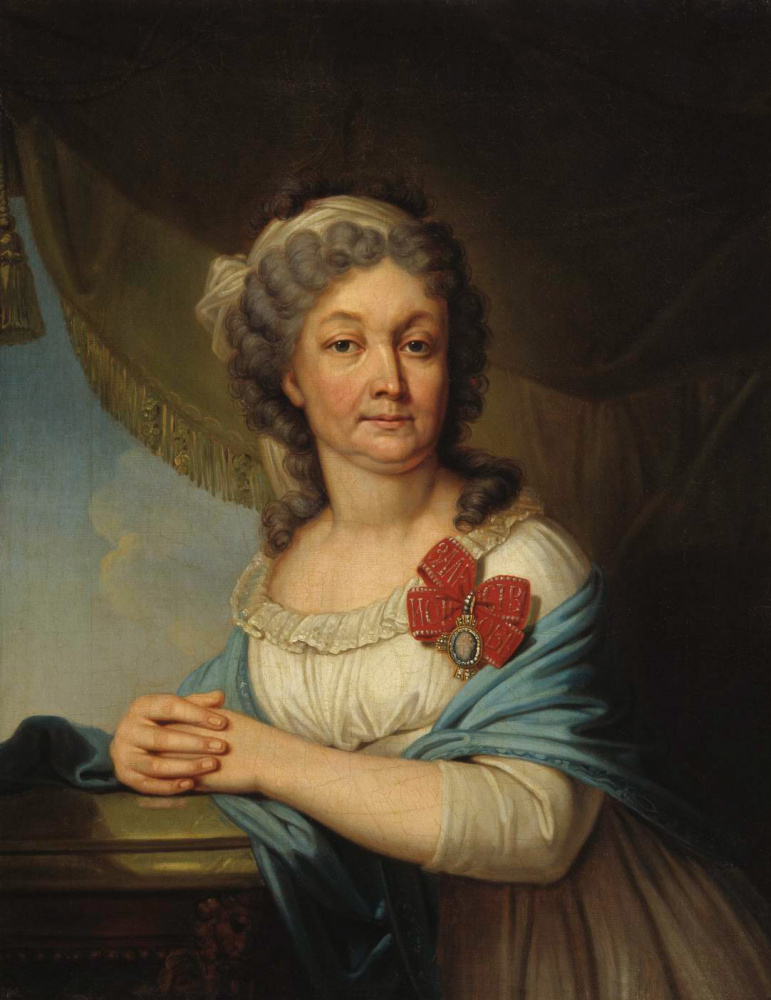 Vladimir Borovikovsky Portrait de la baronne V. S. Vasilieva, 1800, 57× ...
