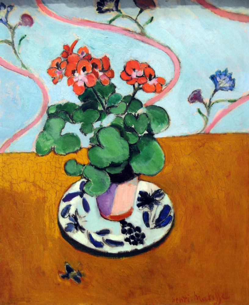 Geranium, 1915, 65×80 cm by Henri Matisse: History, Analysis & Facts ...