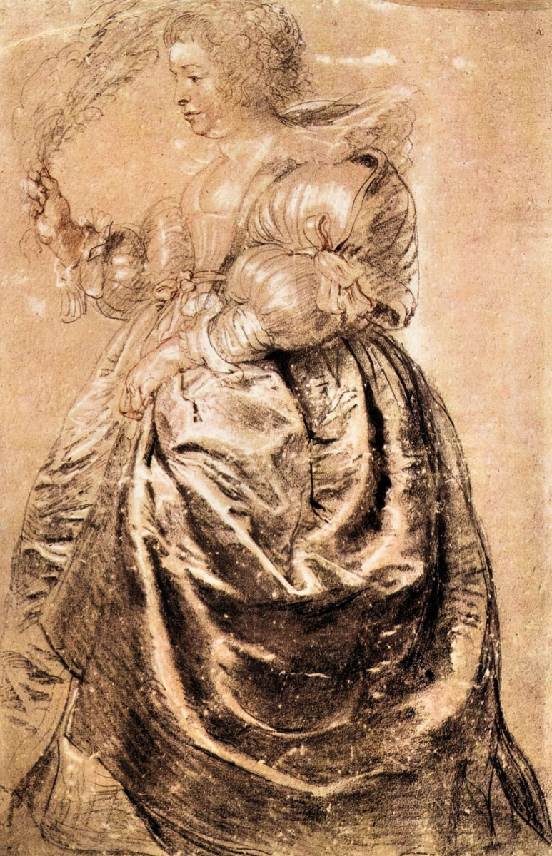 Peter Paul Rubens Young woman, 1630, 35×54 厘米：作品描述 | Arthive