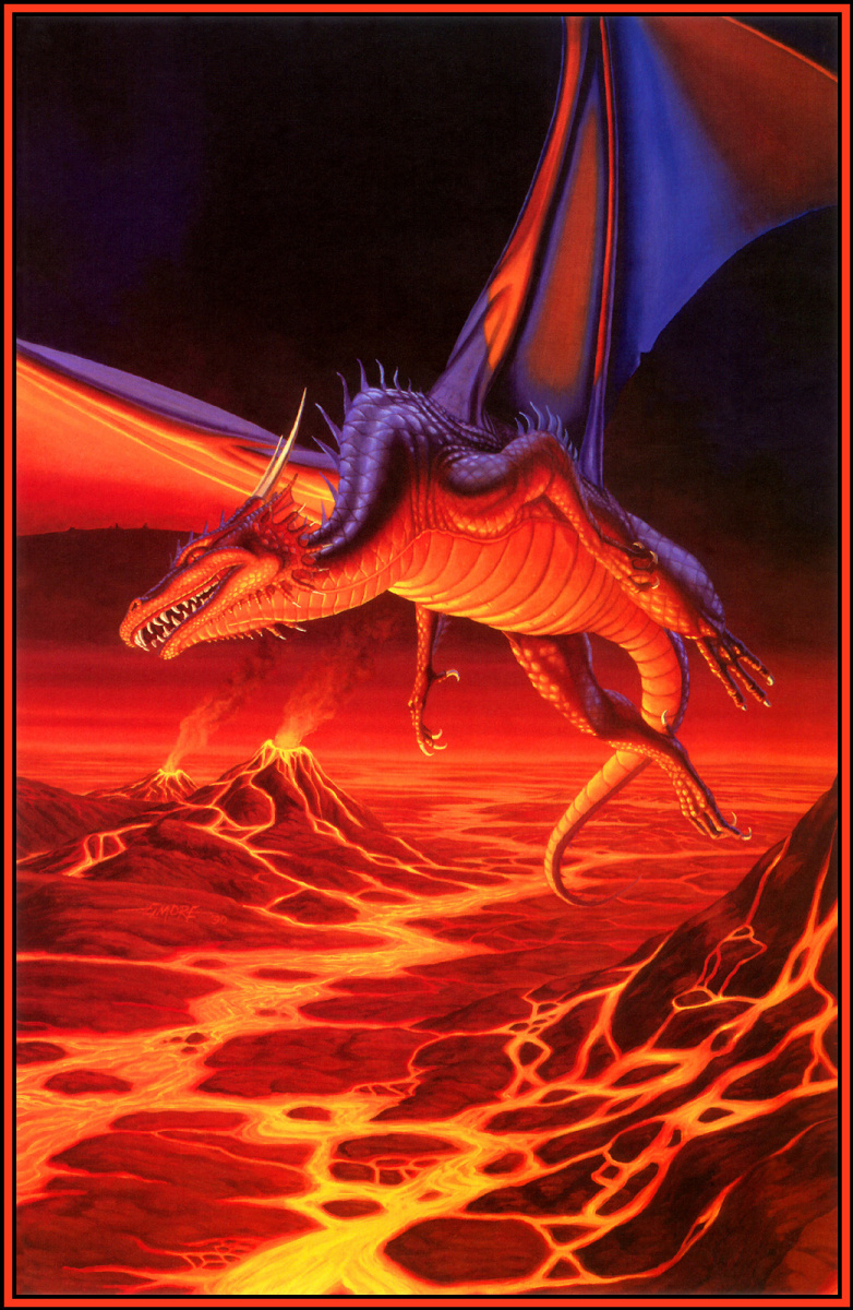 Larry Elmore The river of flame: Descripción de la obra | Arthive