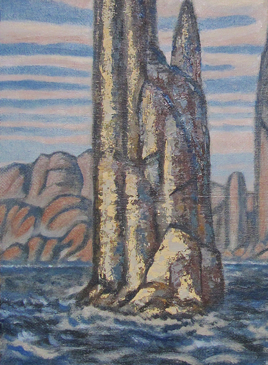 Between two seas, 2016, 40×54 cm by Sergey Nikolaevich Simkin: History ...