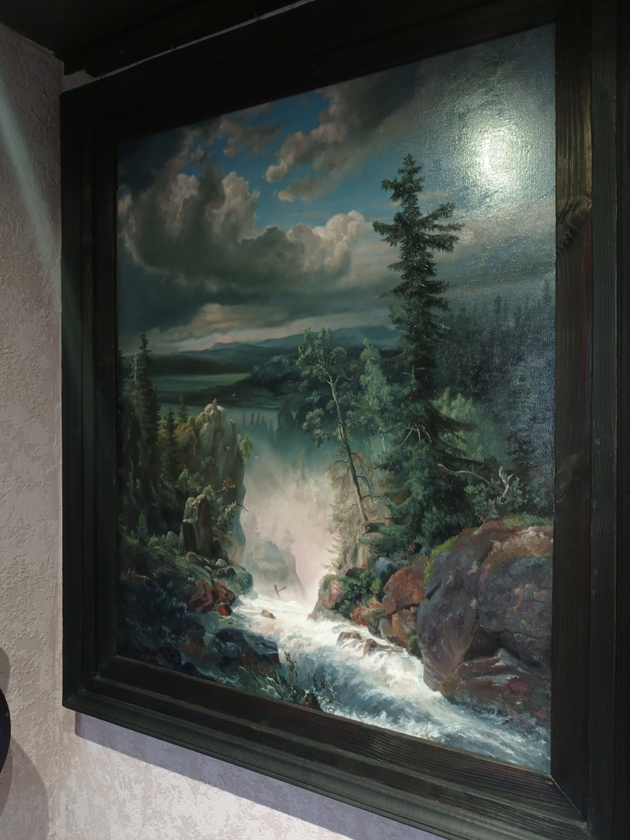 Andrei Balakirev A free copy of a painting by the German landscape ...