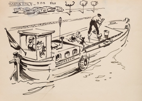 The monk and the Abbot. Illustration of the novels of Boccaccio, "the ...