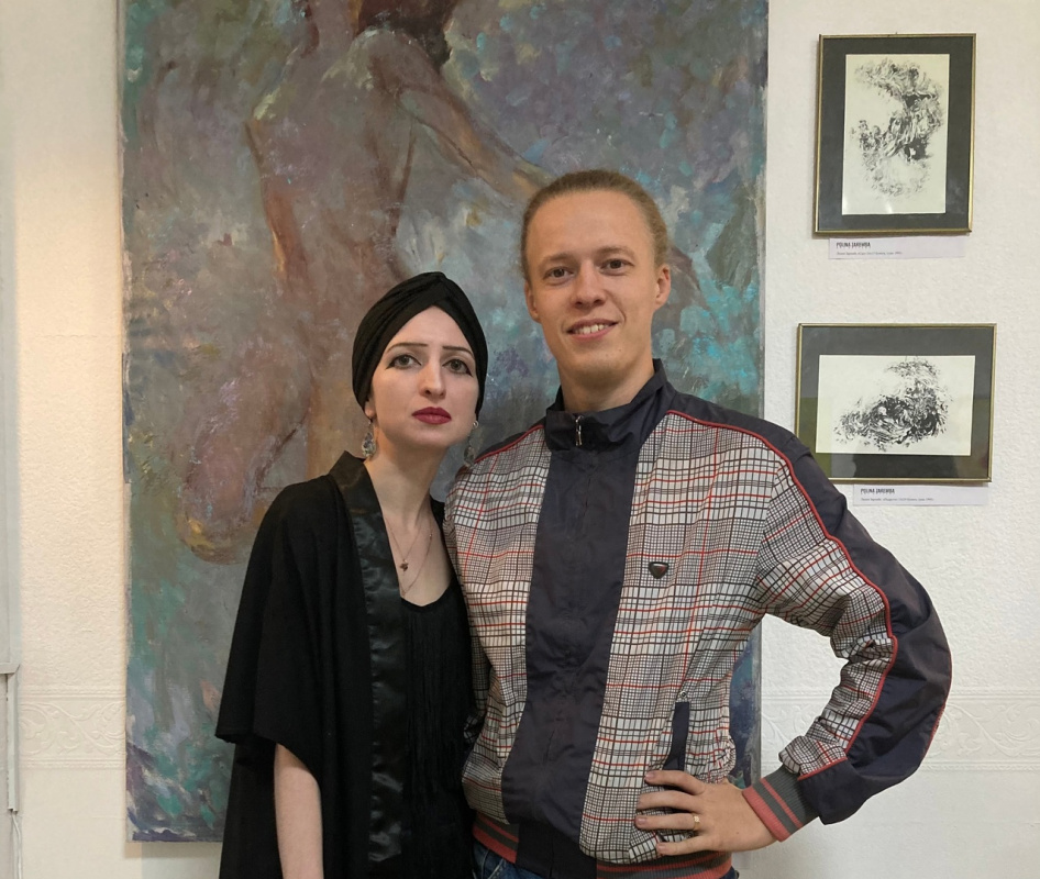 Opening of the solo exhibition "Fly" by artist Lidia Zaremba at the ...