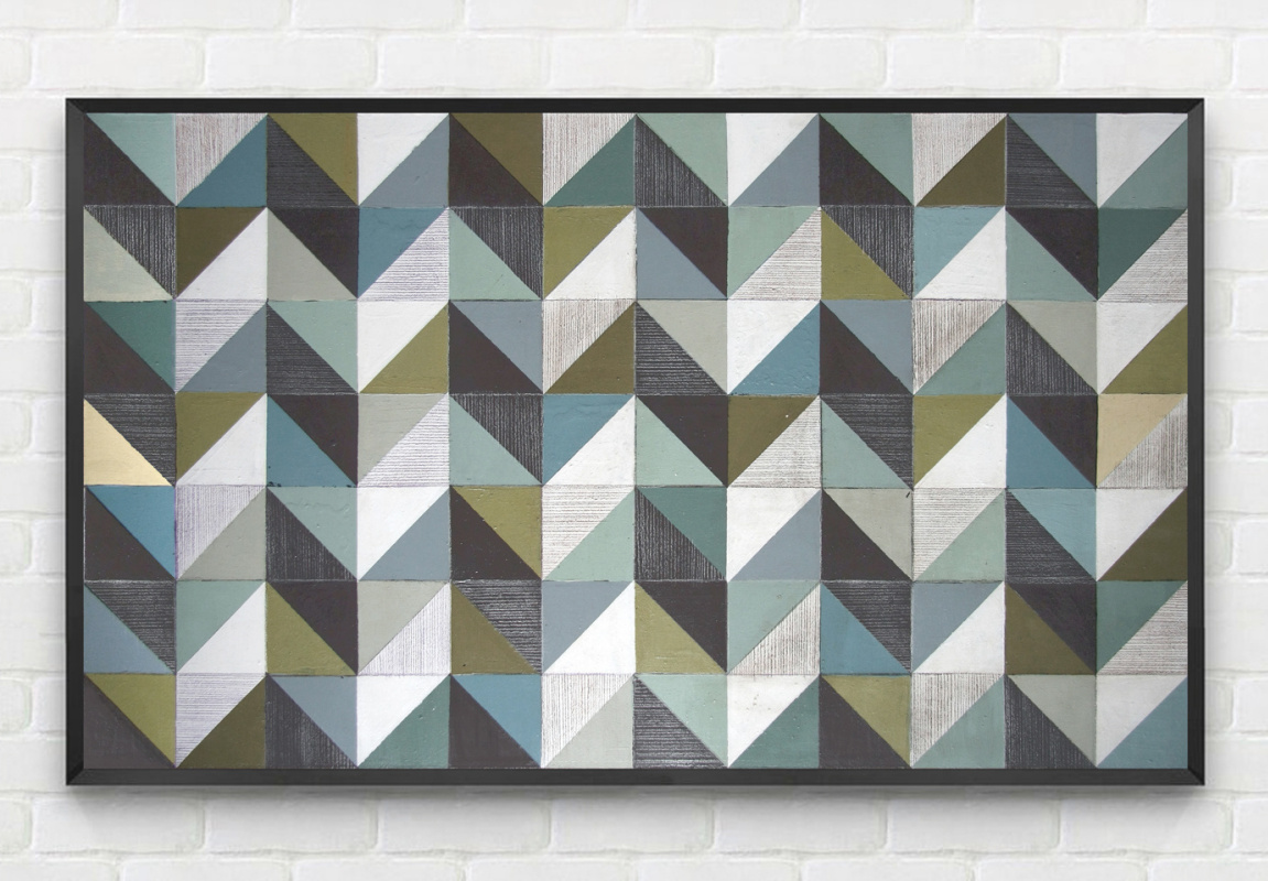 MariaK K GEOMETRIA, 10 2019, 120×70 cm: Descripción de la obra | Arthive