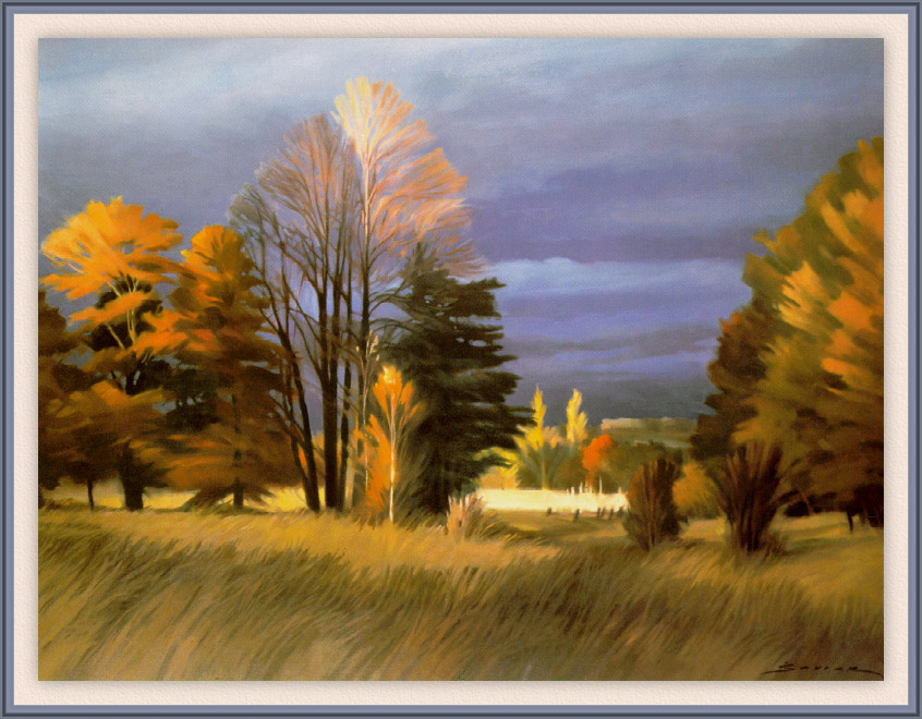 Jerry Sevier Scène d'automne : Descriptif de l'œuvre | Artchive