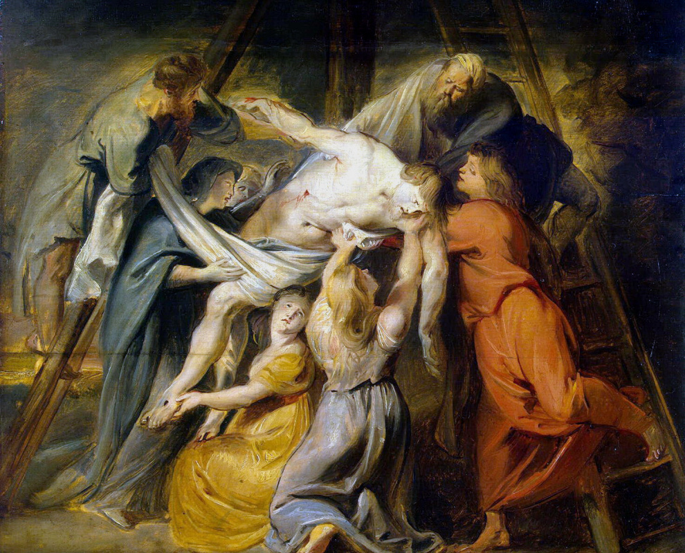 Peter Paul Rubens The descent from the cross, 1614, 52×48 cm: Descripción de la obra | Arthive