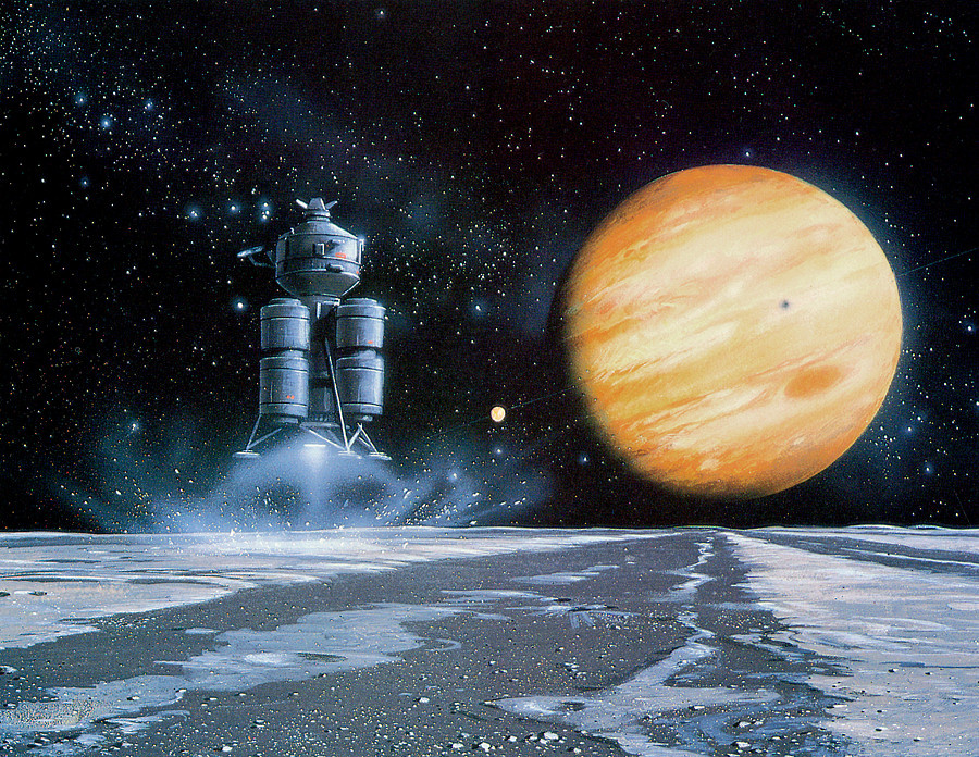 Ron Miller Space landing: Descripción de la obra | Arthive