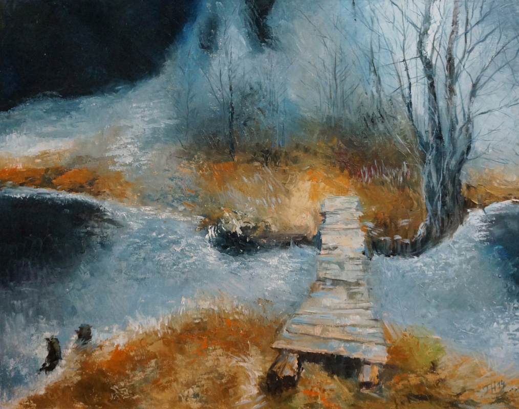 Gorelkina Noche, XXI, 100×80×3 cm: Descripción de la obra | Arthive