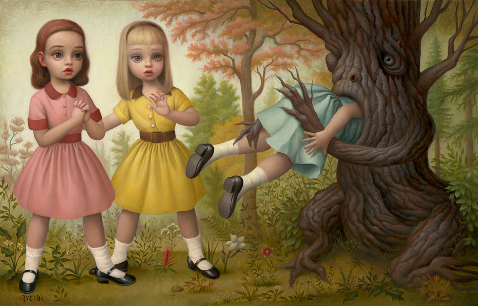 Mark Raiden Mädchen, Baum gegessen: Werkbeschreibung | Artchiv