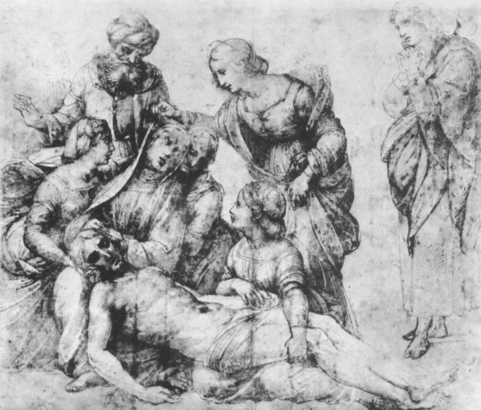 Buy digital version: Pieta. (The entombment) Etude by Raphael Sanzio ...