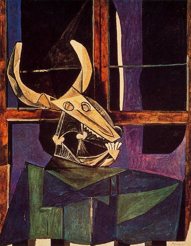 Still life with bull's skull, 1942 by Pablo Picasso: History, Analysis ...
