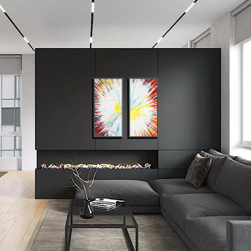 Mountains Alps Abstraction Diptych, 12 2021, 86×91 cm by Aleks Andr ...