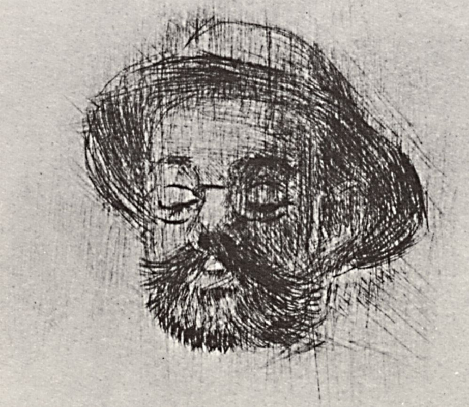 Henri de Toulouse-Lautrec Portrait of Henry Somm, 1898, 10×17 cm ...