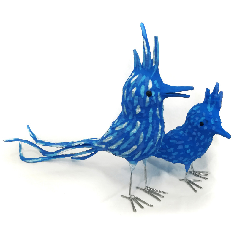Bluebird statue, 2022, 22×18 cm by Alexander Aleksandrovich Bolkvadze ...