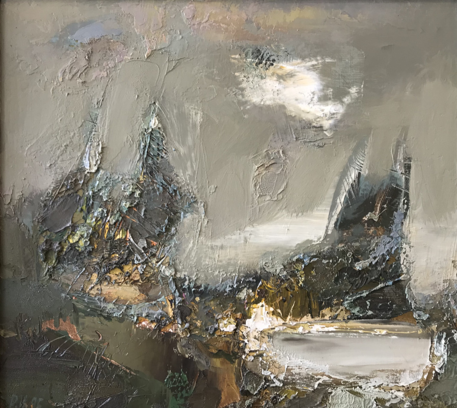 尼古拉（Nikolay） 伊西索维奇（Iosifovich） 里巴科夫（Rybakov） 景观与湖泊, 1995, 60×55 厘米：作品描述 ...
