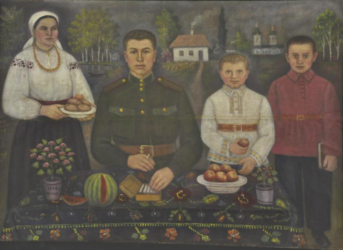 Panas Yarmolenko The Ovsienko family, 1944 : Descriptif de l'œuvre ...