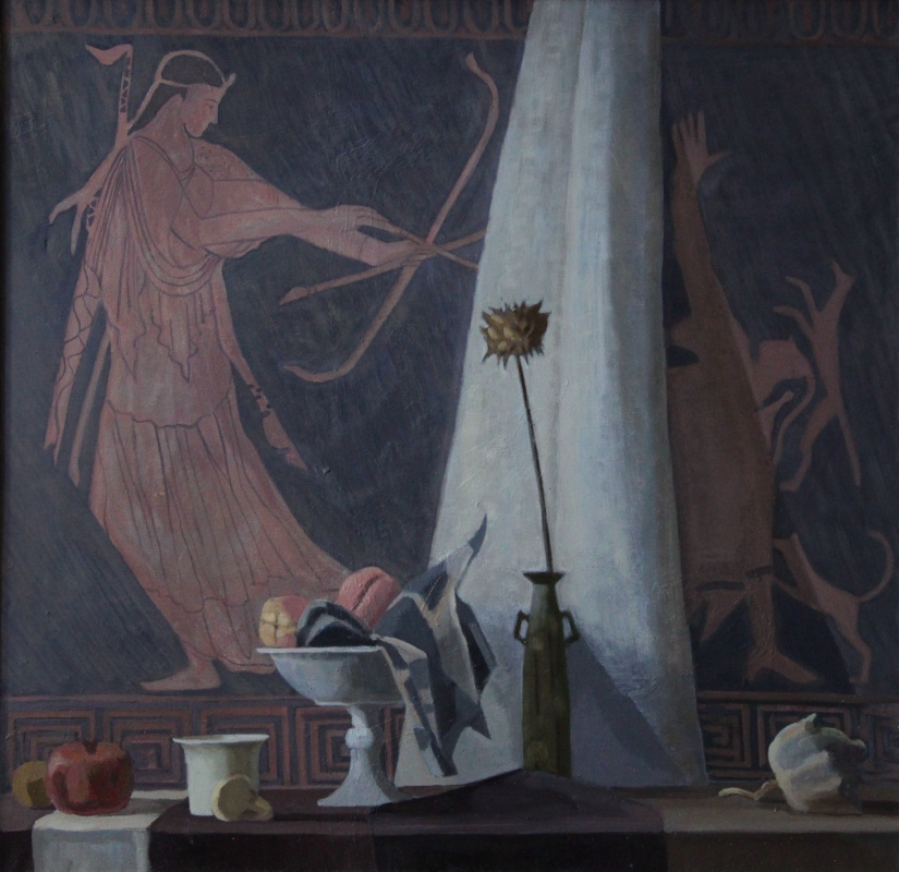 Still life with panel, 2020, 100×100×100 cm by Lubava Dmitrieva ...