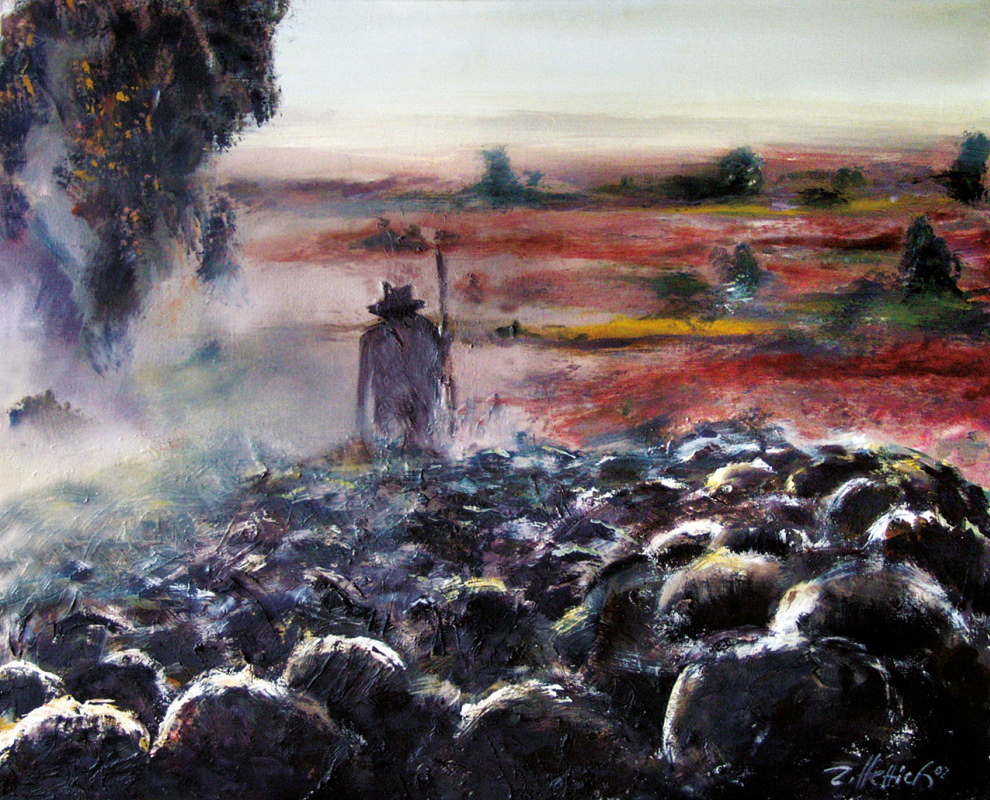 Robert Hettich Lande de Lunebourg, 2002, 90×120 cm : Descriptif de l ...