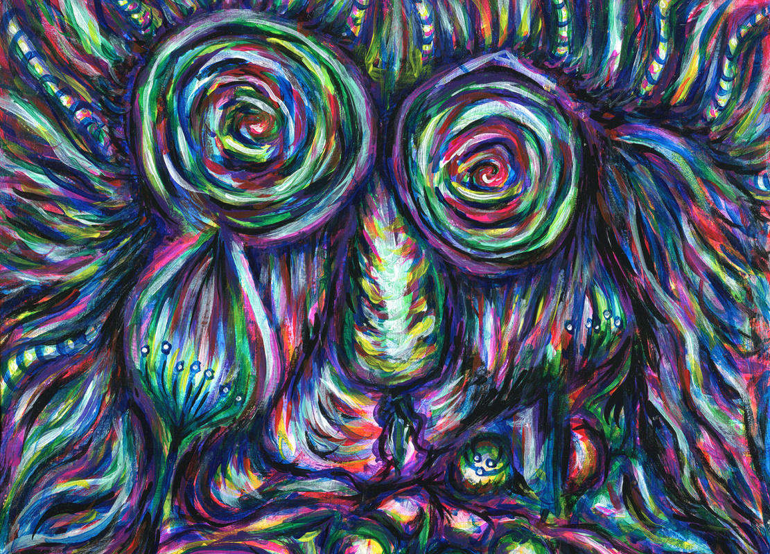 Anna Menshova Se ve histérico. Surrealismo abstracto, pintura steampunk ...