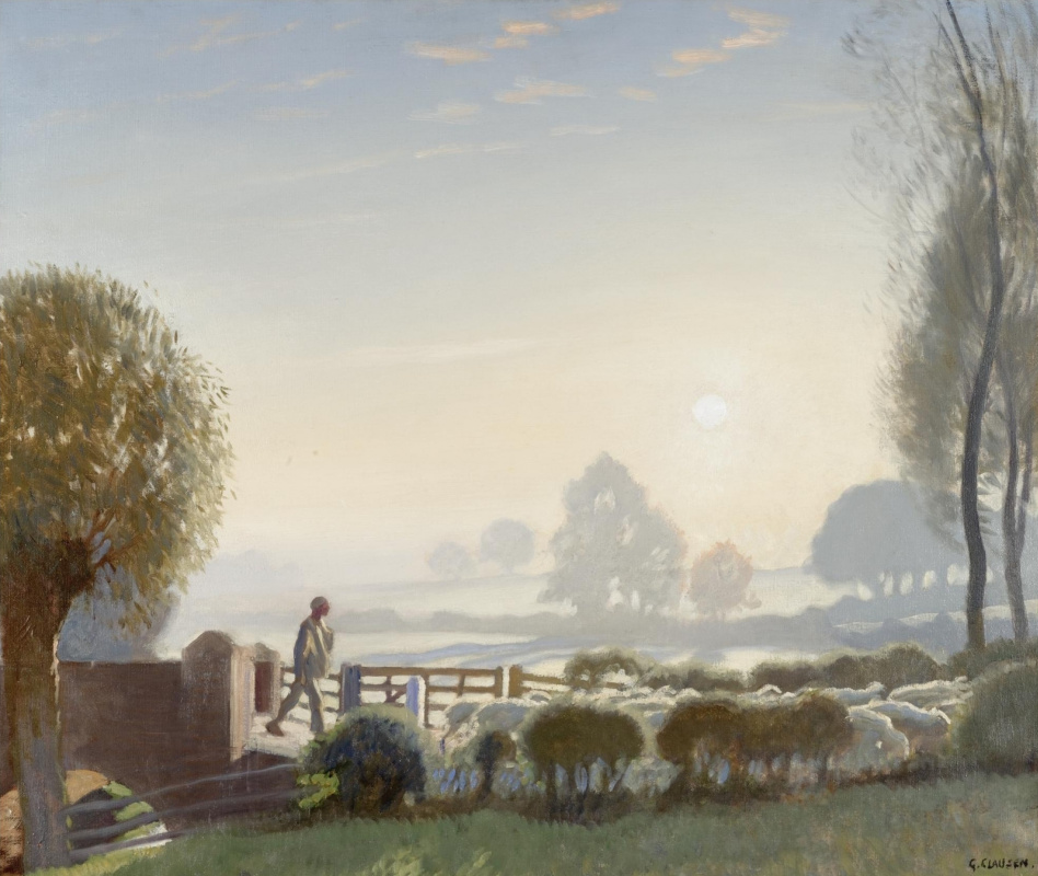 Buy a digital copy: George Clausen - Pastore alba | Arthive