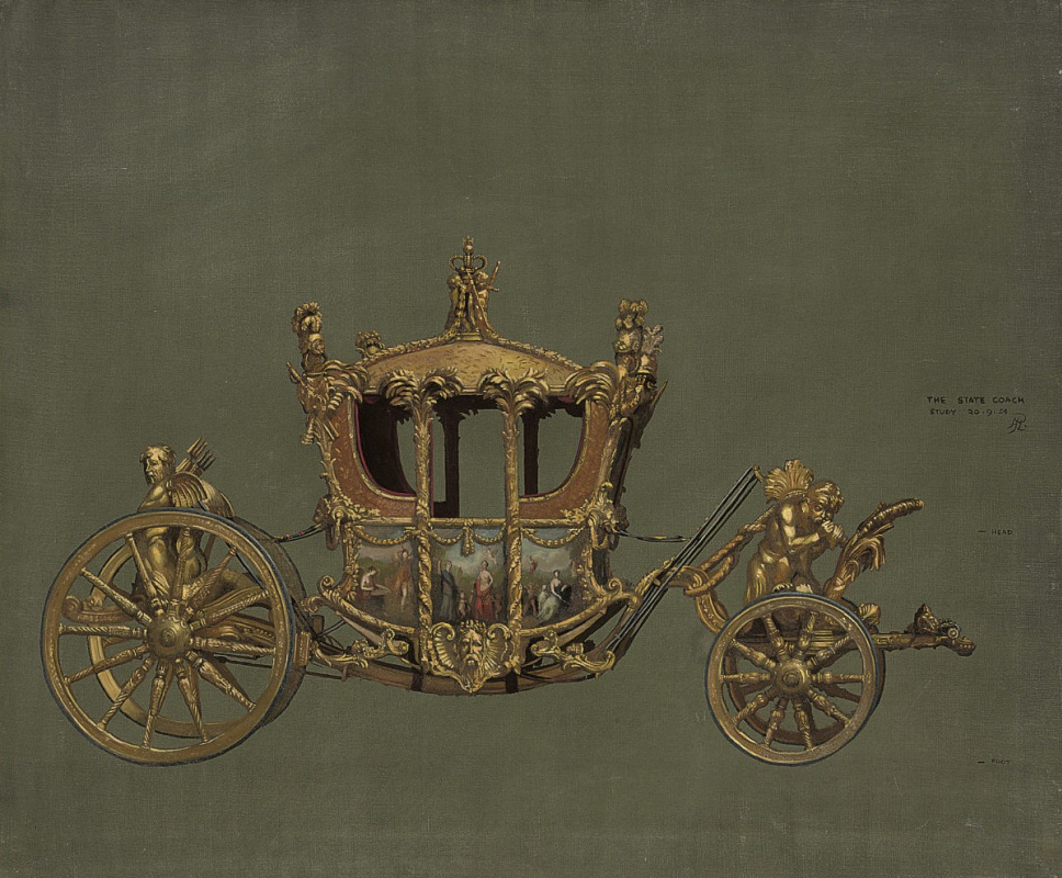 John Loftus Lee-Pemberton Voiture de ville, 1954, 92×76 cm : Descriptif ...