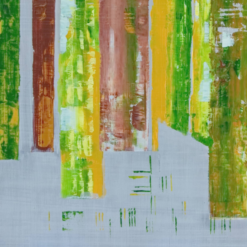 Aleks Andr Oslo, Portland, Honolulu Abstract Painting Triptych, 1 2018 ...