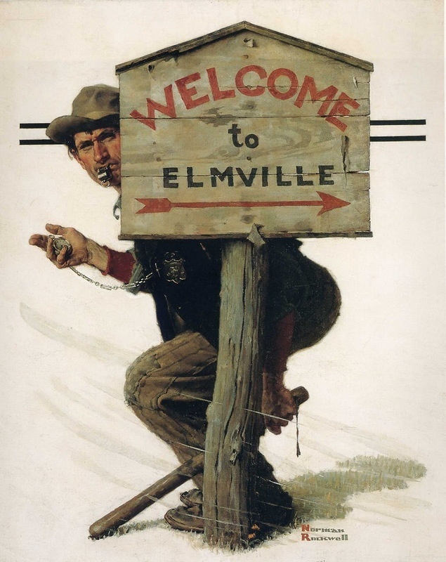 Welcome to Elmville, XX by Norman Rockwell: History, Analysis & Facts ...